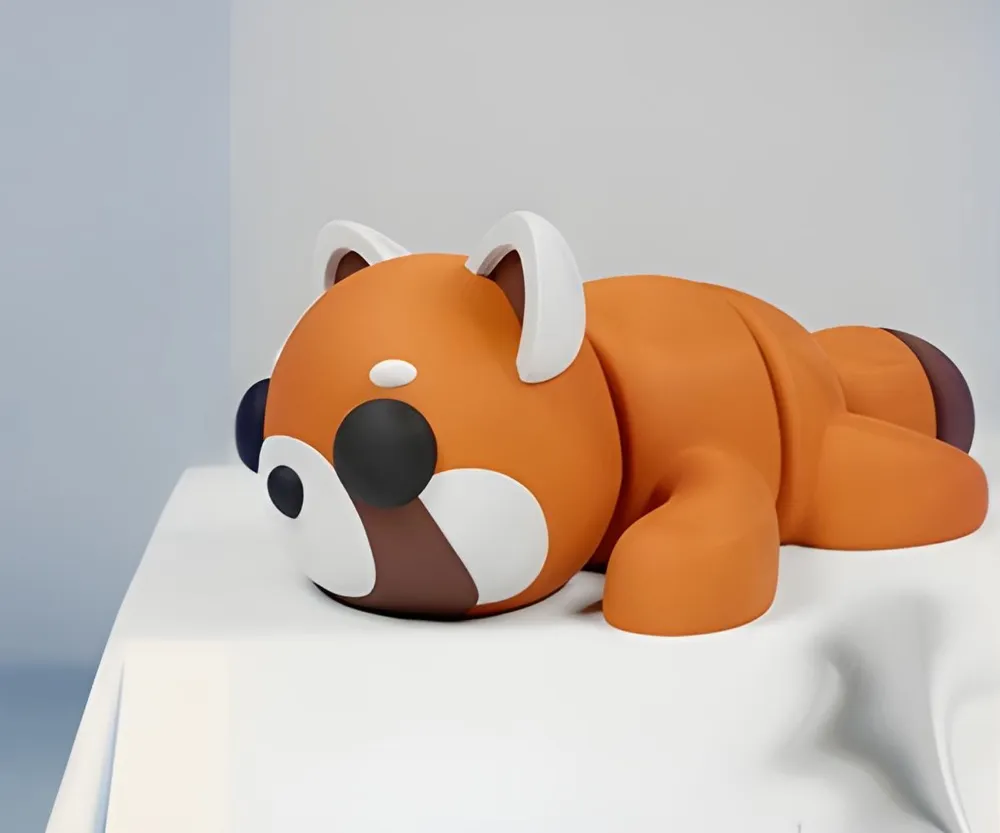 Articulated Sleeping Red Panda by Tsuru - MakerWorld