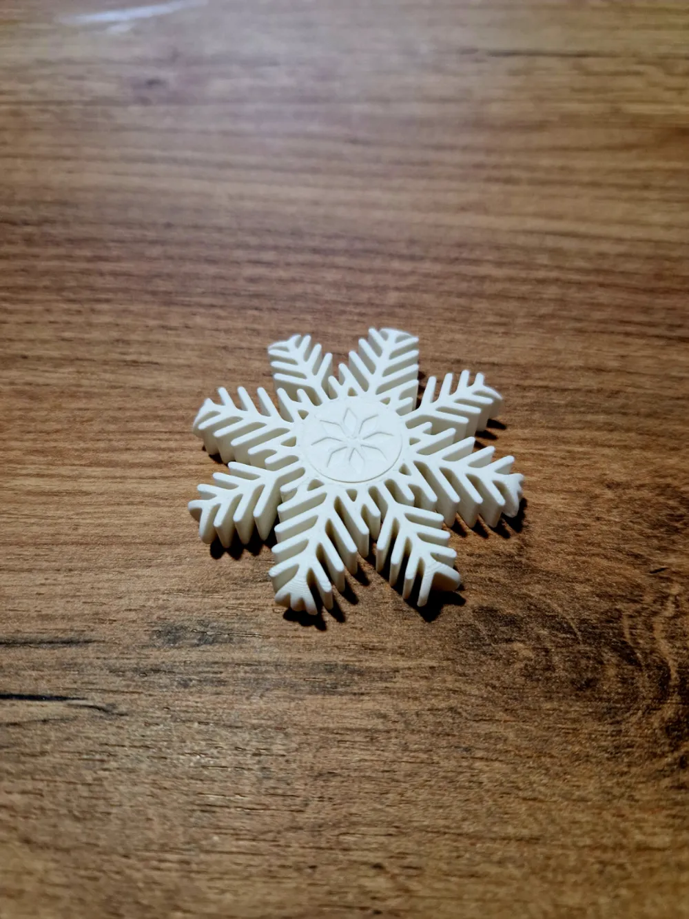 Christmas Fidget Spinner Snowflake Print in place by sopalajakub ...