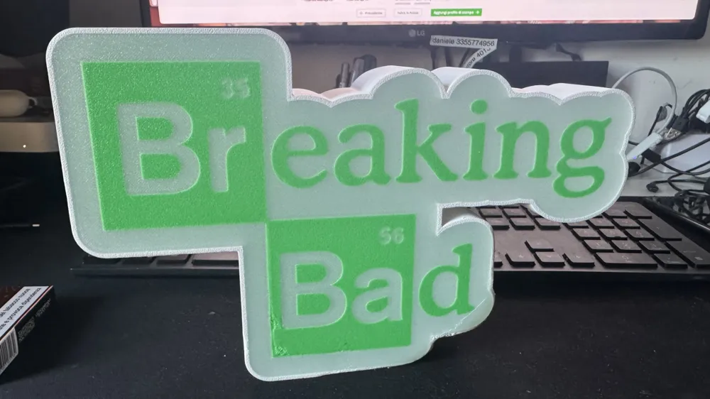 Breaking Bad Lamp by Daniele Cecchini MakerWorld: Download Free 3D Models