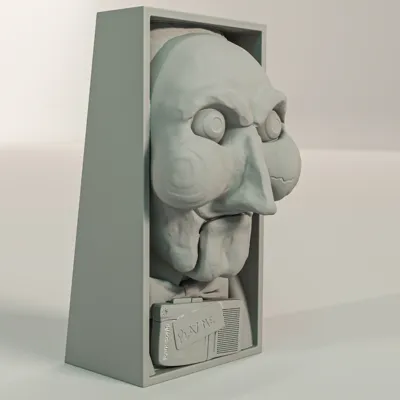 Billy the Puppet Book Nook e Wall Mount by Treddigineer MakerWorld ...