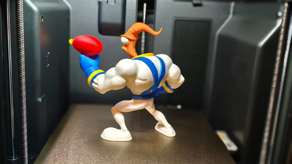Earthworm Jim - (Multiparte, Sem AMS) - Modelo gratuito para impressão ...