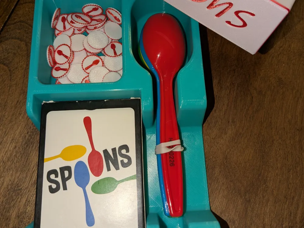 Spoons Card Game : Carry Case by sbrudz13 - MakerWorld