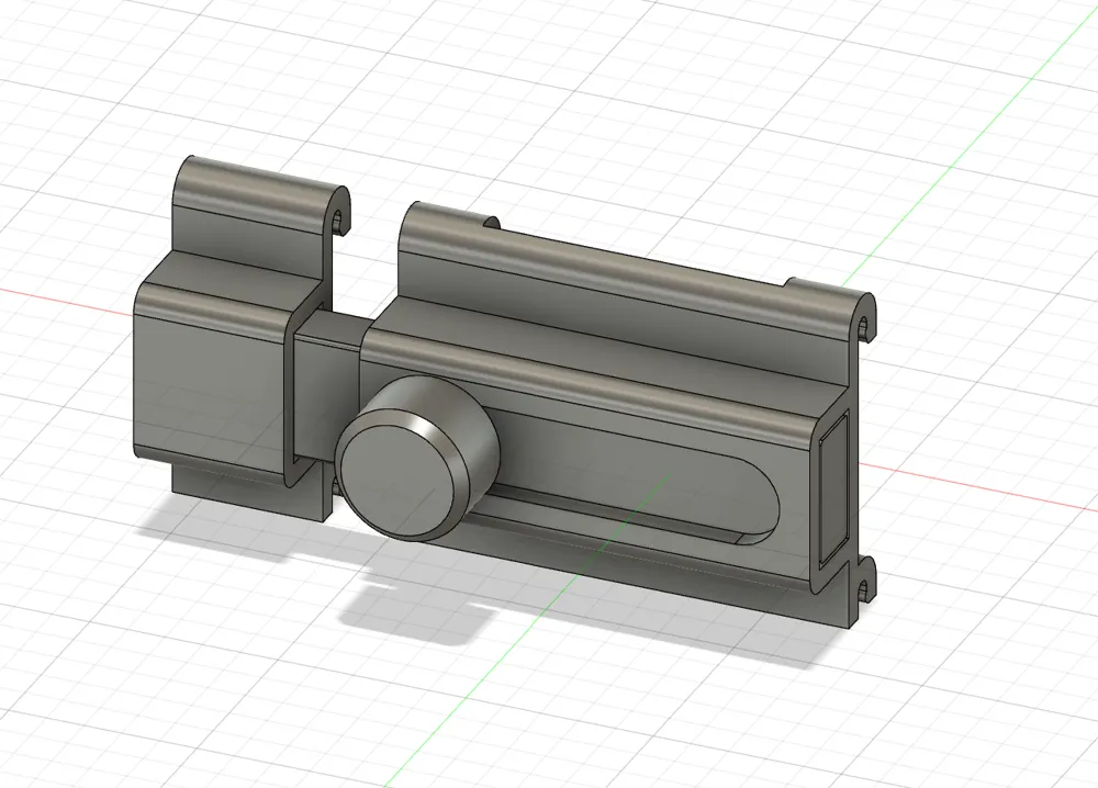 Door Lock for Wire Mesh by c-bata - MakerWorld