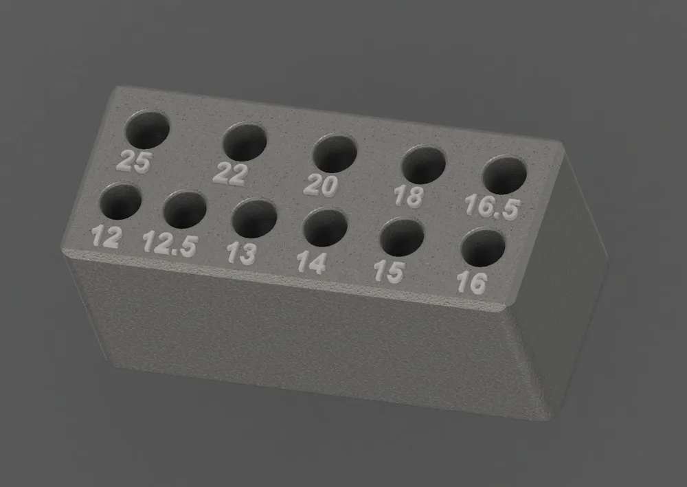 Large Drill Bits Stand by Wiseone - MakerWorld