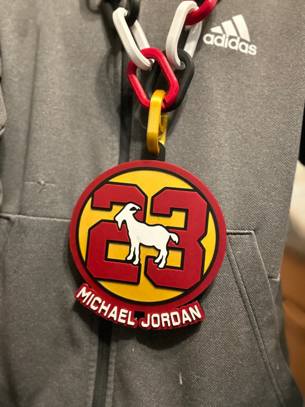 Michael Jordan The GOAT Oversized Logo - Chicago by Hamilton’s Custom ...