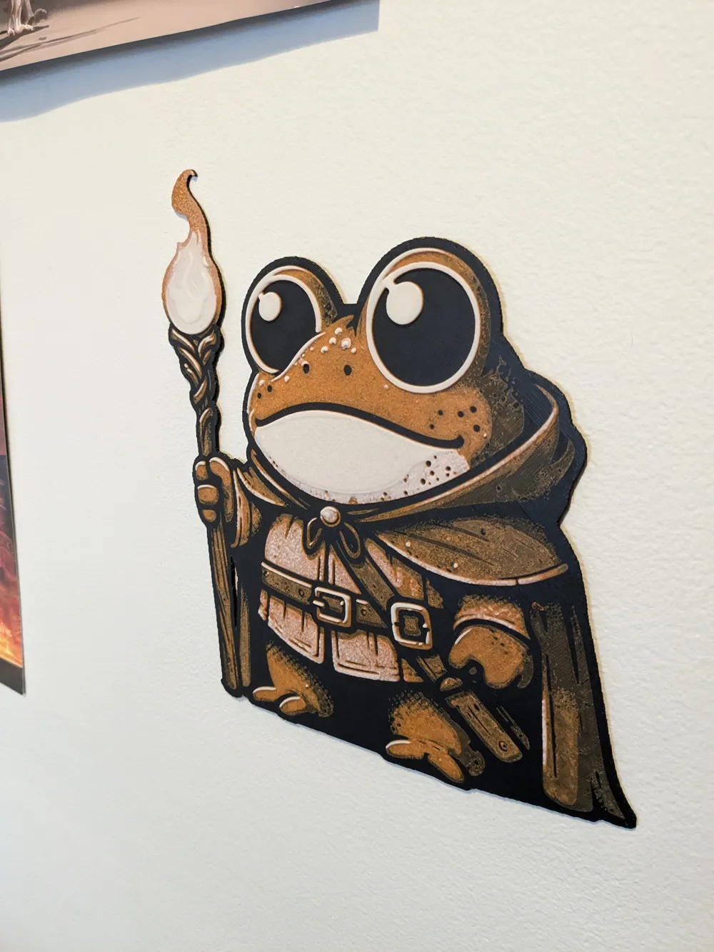 Frosch-Zauberer HueForge Wandcharakter - Fantasy-Kunst – Kostenloses 3D ...