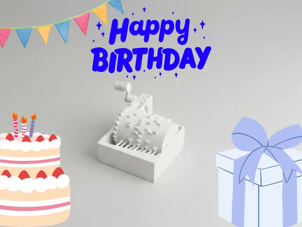 Happy Birthday music box - Free 3D Print Model - MakerWorld