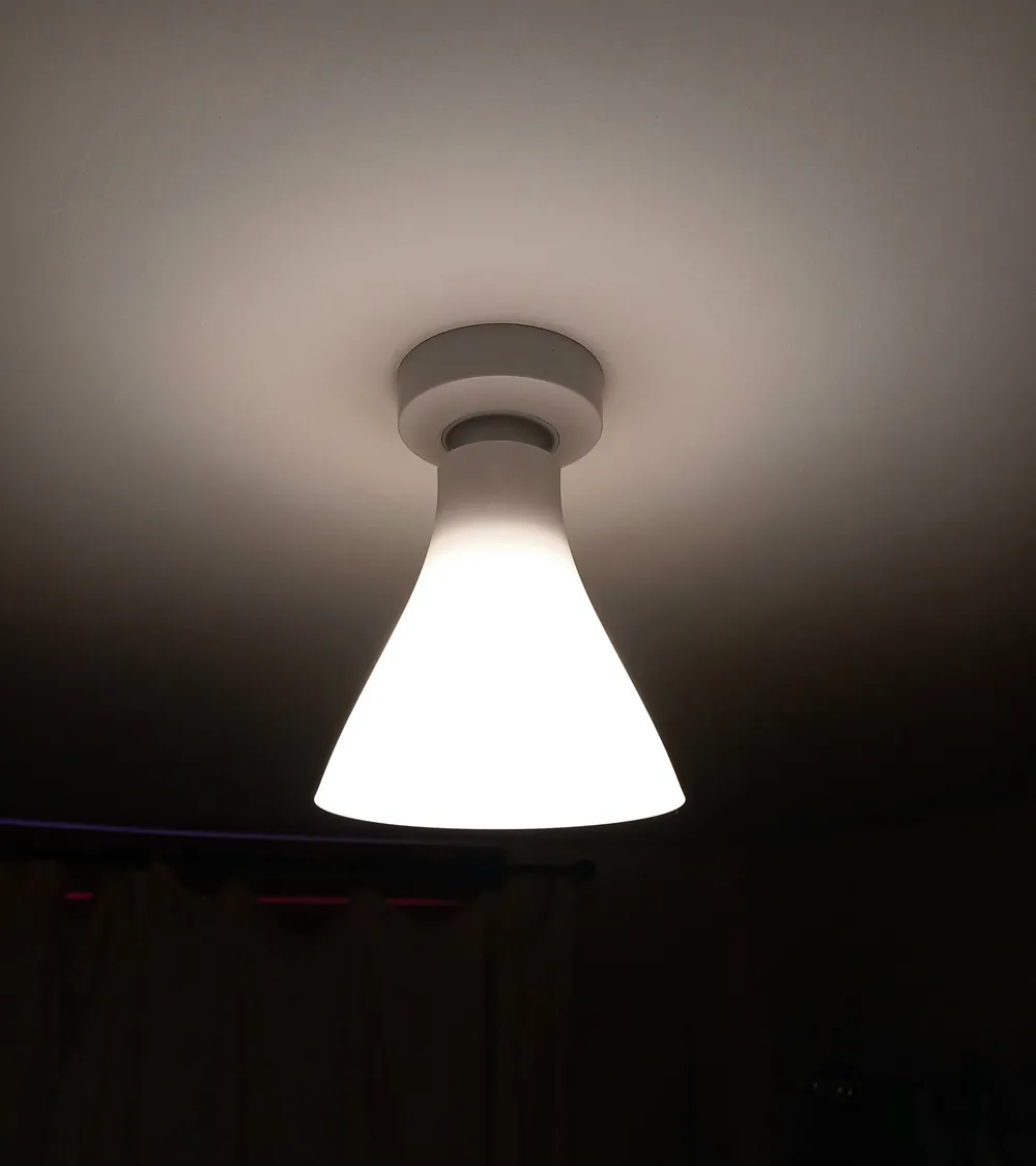 Forge Cone Lampshade – UK Batten & Pendant Fit - Free 3D Print Model ...