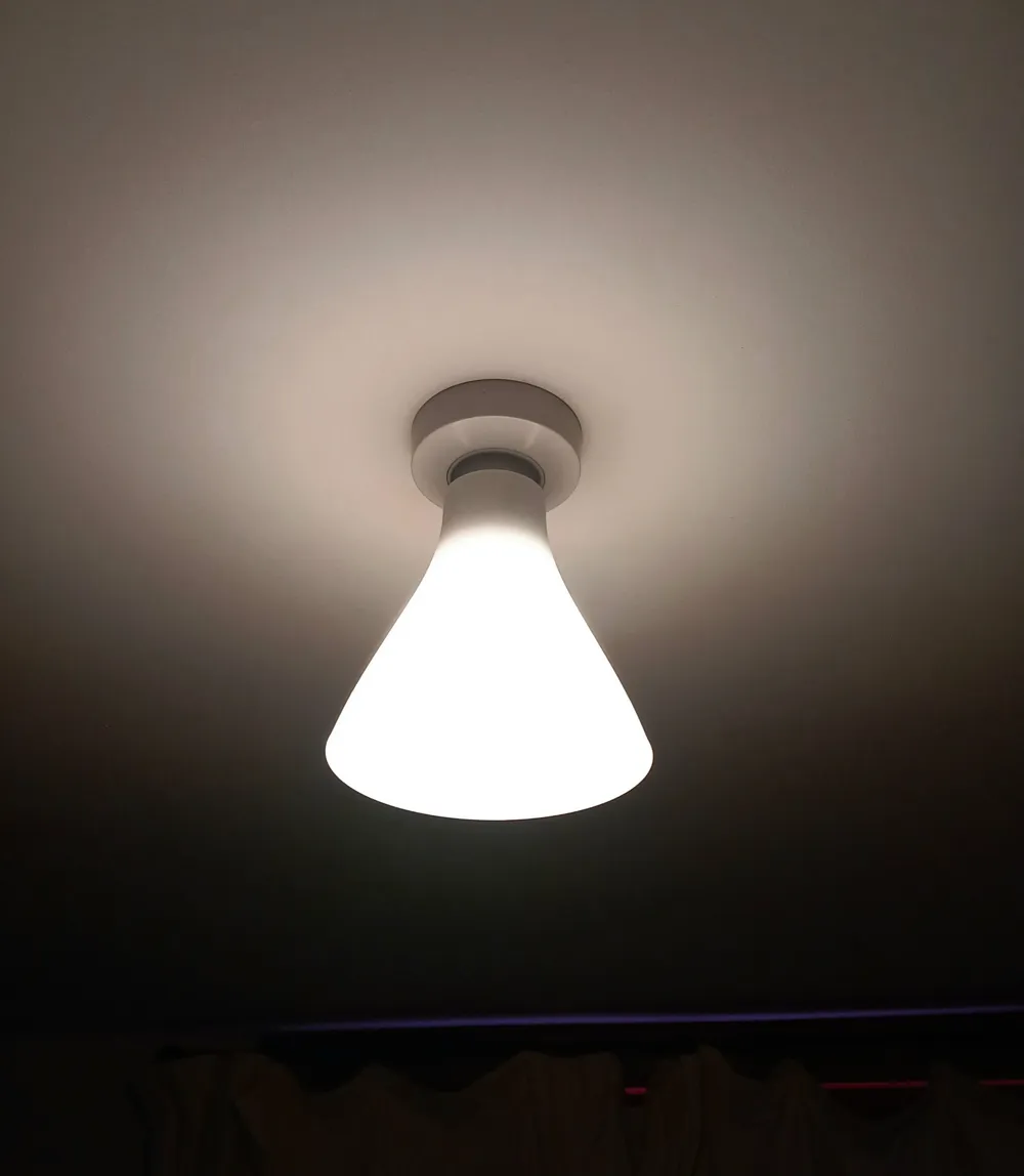 Forge Cone Lampshade – UK Batten & Pendant Fit - Free 3D Print Model ...