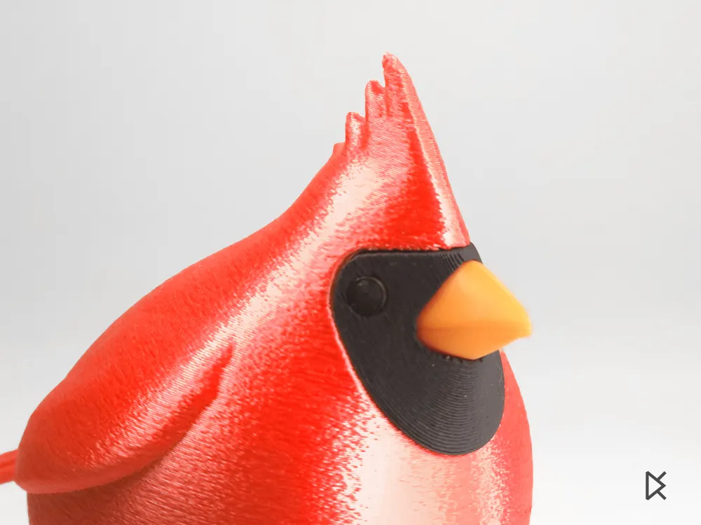 Fluffy Birds - Cardinal by Alchemic Matter MakerWorld: Download Free 3D ...