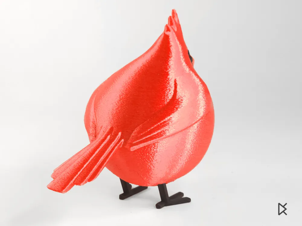 Fluffy Birds - Cardinal by Alchemic Matter MakerWorld: Download Free 3D ...