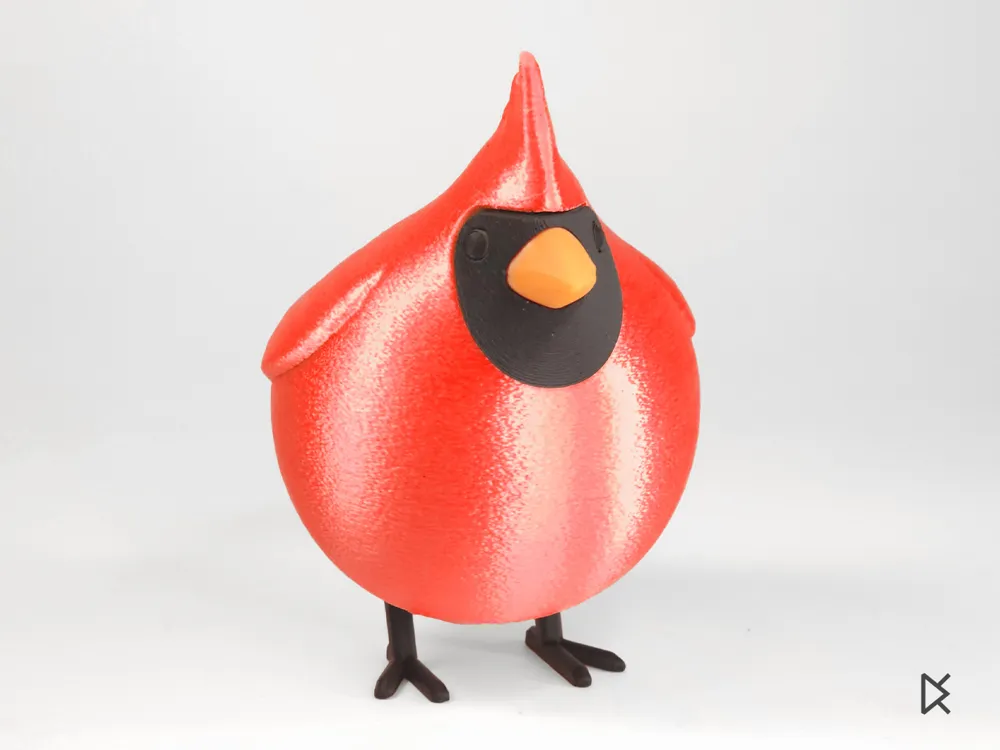 Fluffy Birds - Cardinal by Alchemic Matter MakerWorld: Download Free 3D ...