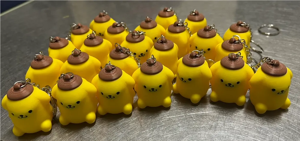 Pom Pom Purin keychain Remixed by smiliang0509 - MakerWorld