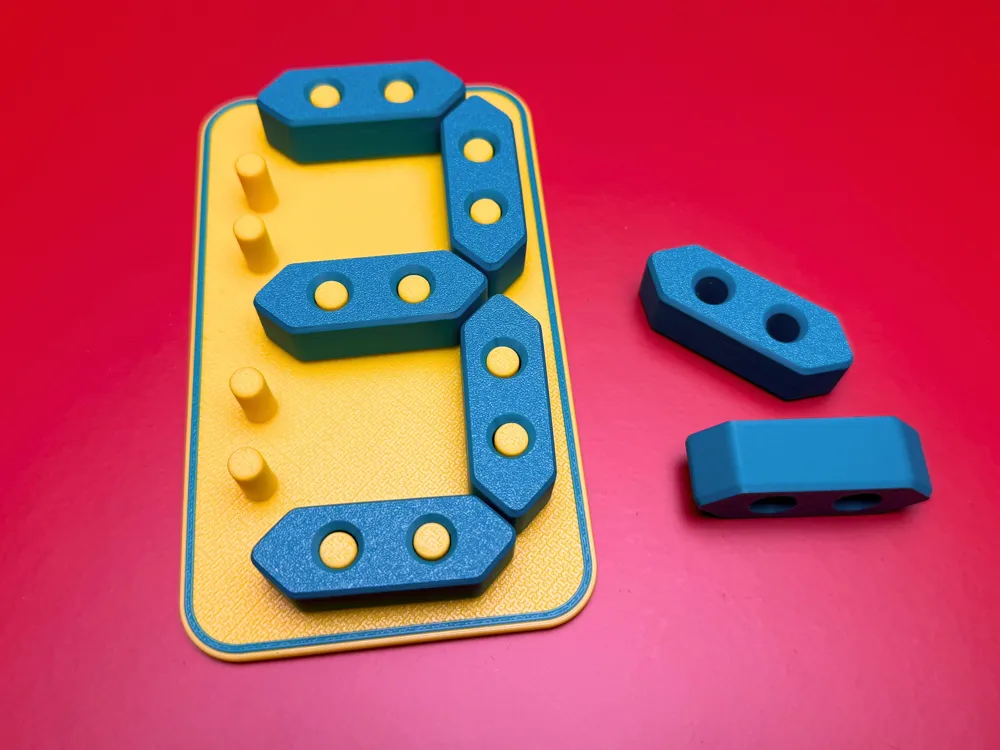 Activity Board – Montessori Digital Number Game - Free 3D Print Model ...