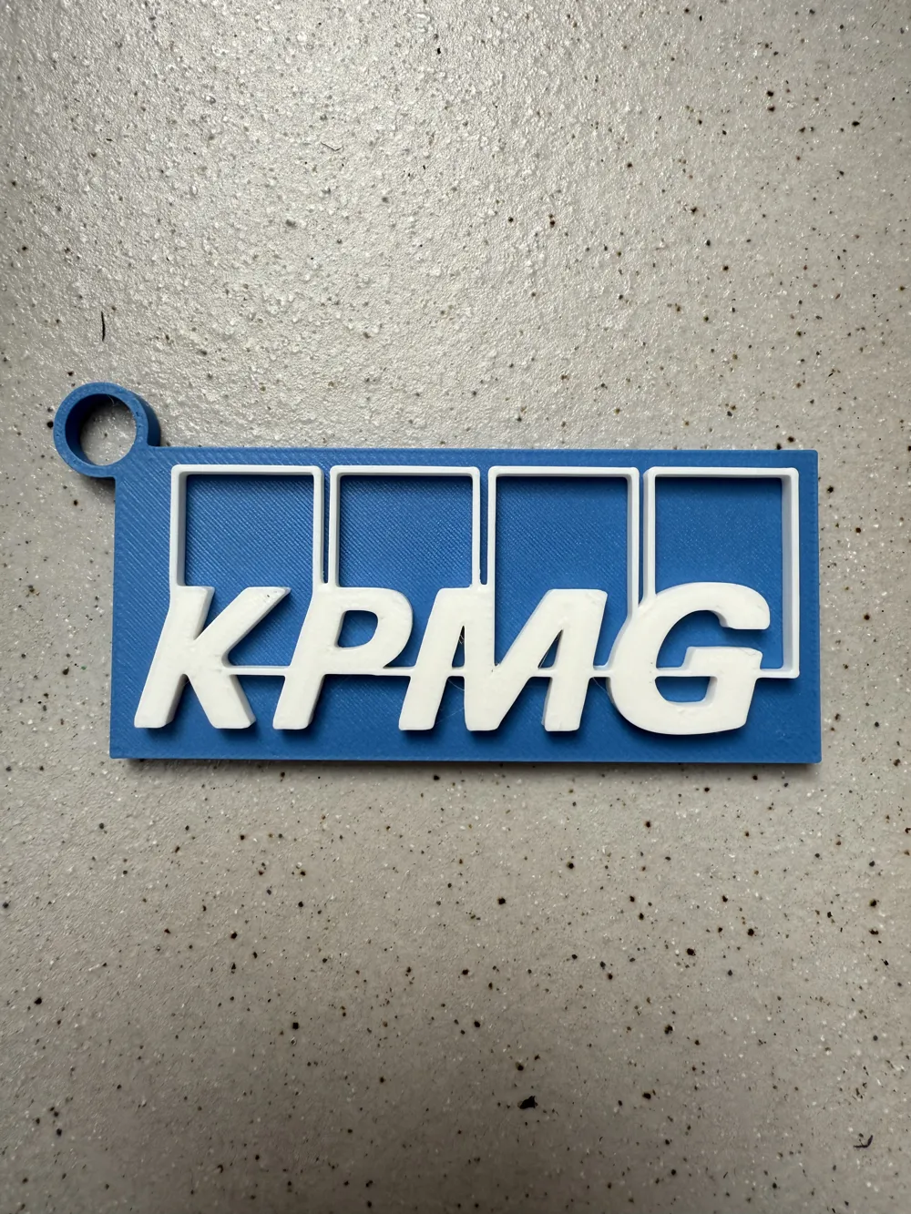 KPMG Keychain Logo by Alberto MakerWorld: Download Free 3D Models