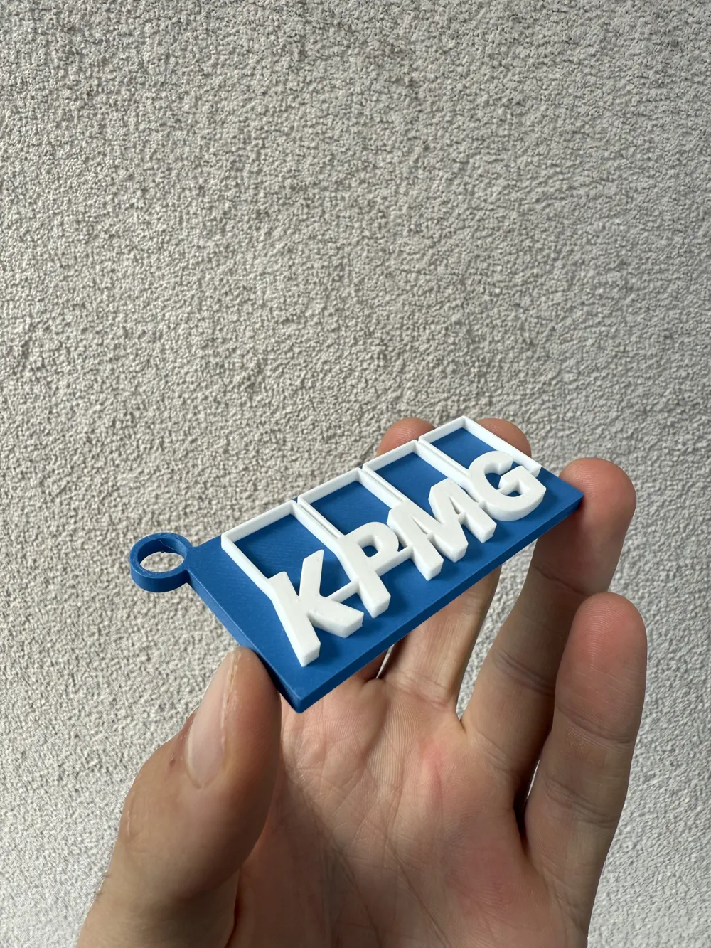 KPMG Keychain Logo by Alberto MakerWorld: Download Free 3D Models