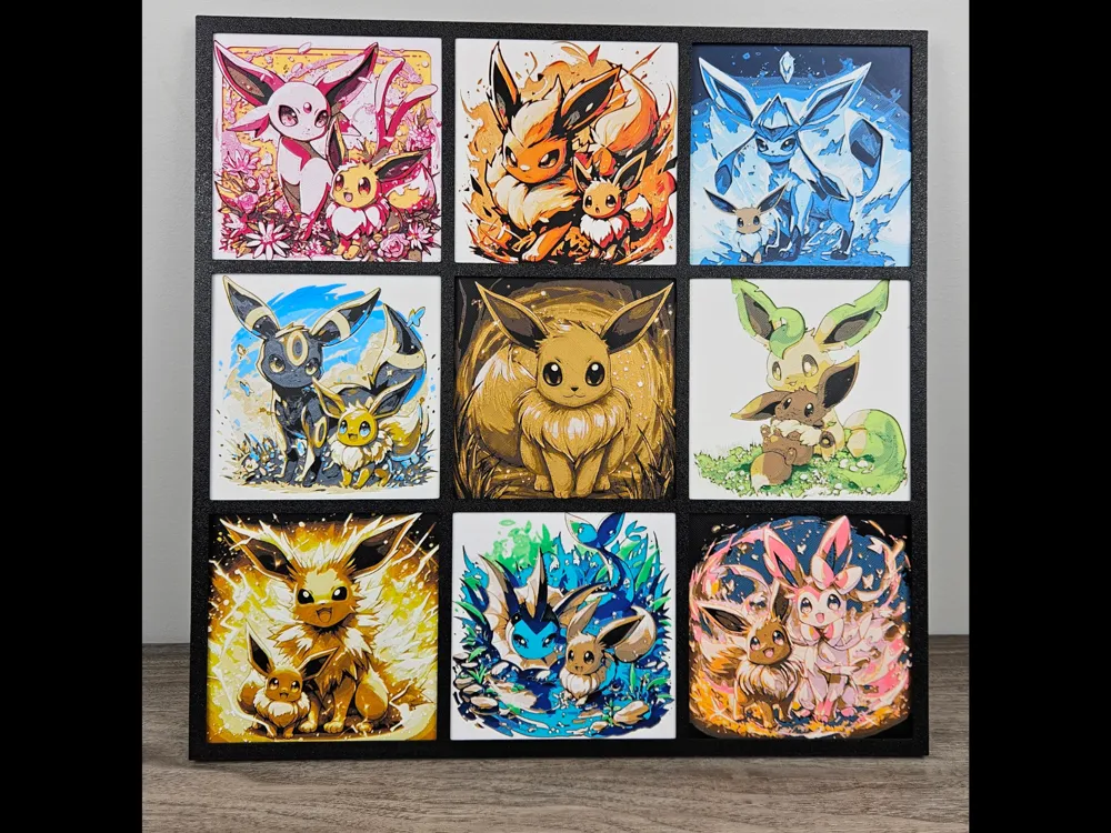 Eevee (Pokemon Hueforge) - Free 3D Print Model - MakerWorld