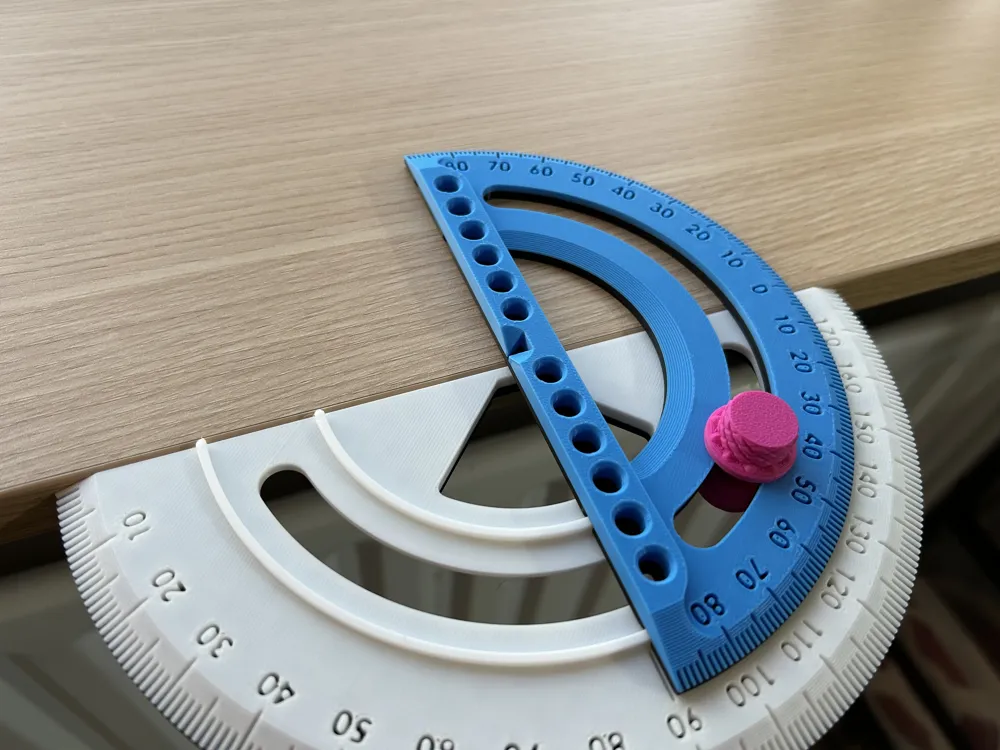 Dual Protractor - Free 3D Print Model - MakerWorld