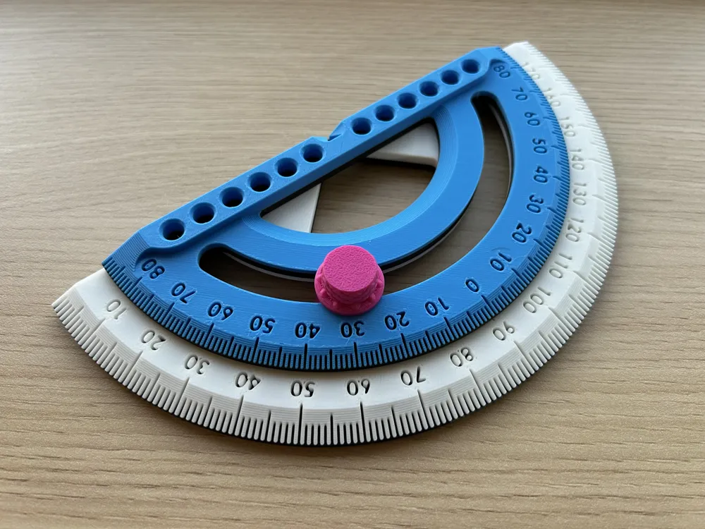 Dual Protractor - Free 3D Print Model - MakerWorld