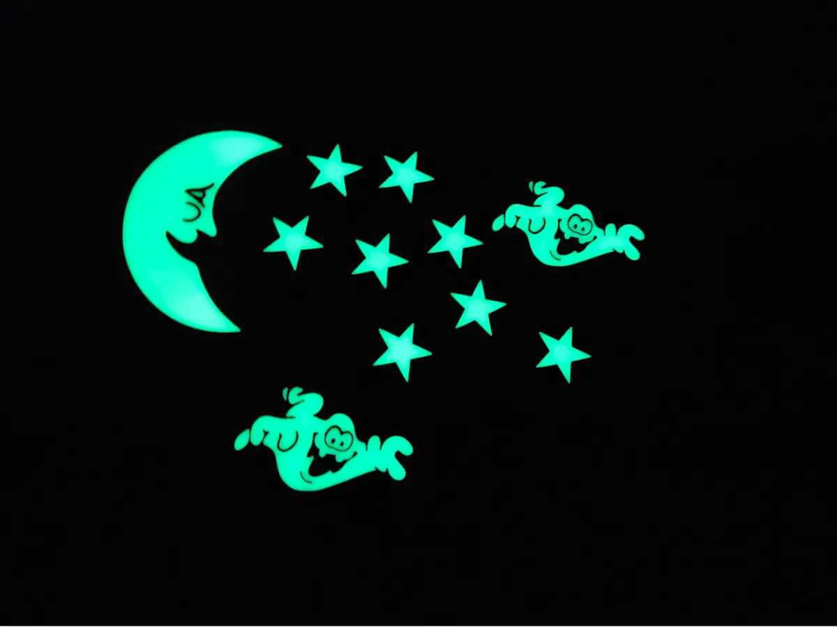 Glowing Ghost's in the night Wall Ceiling Art - Free 3D Print Model ...