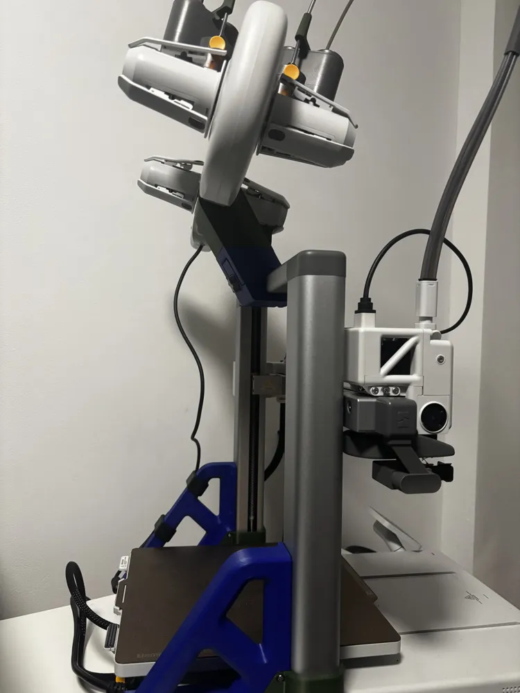 AMS Lite Top Mount for A1 new Mount with Screw Remixed by 3D Maker ...