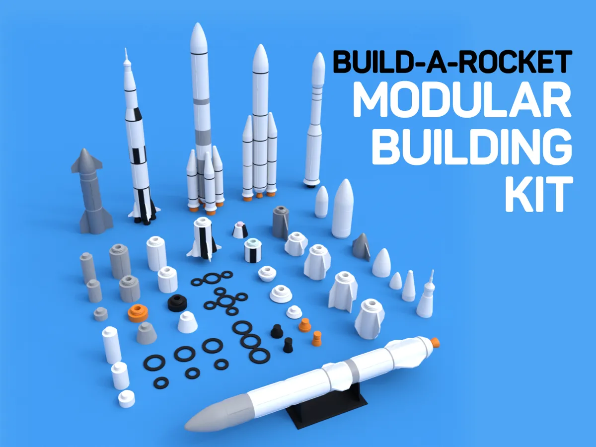 BUILD-A-ROCKET: MODULAR BUILDING KIT by MauricioDUARTE MakerWorld ...