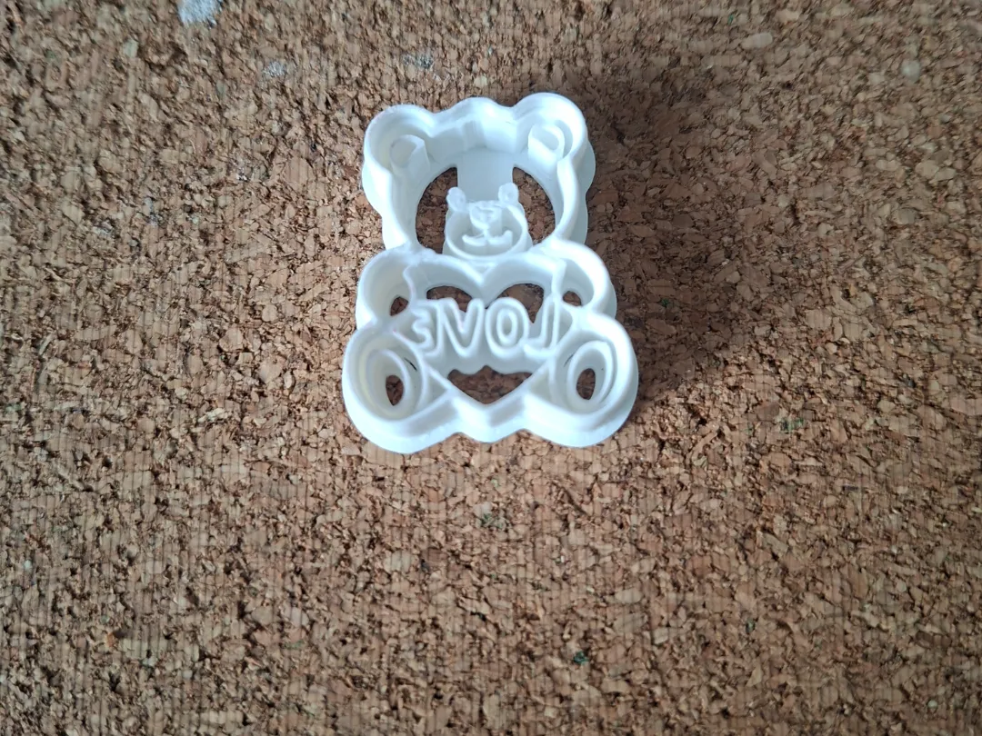 teddy bear heart love - Free 3D Print Model - MakerWorld