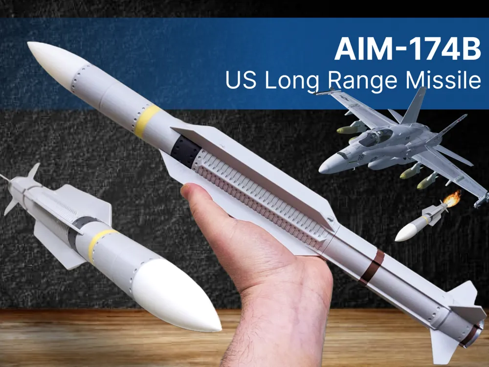 AIM-174B Long Range Air-to-Air Missile by Rexi Labs - MakerWorld