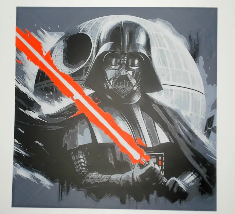 Darth Vader with Death Star Hueforge - Free 3D Print Model - MakerWorld