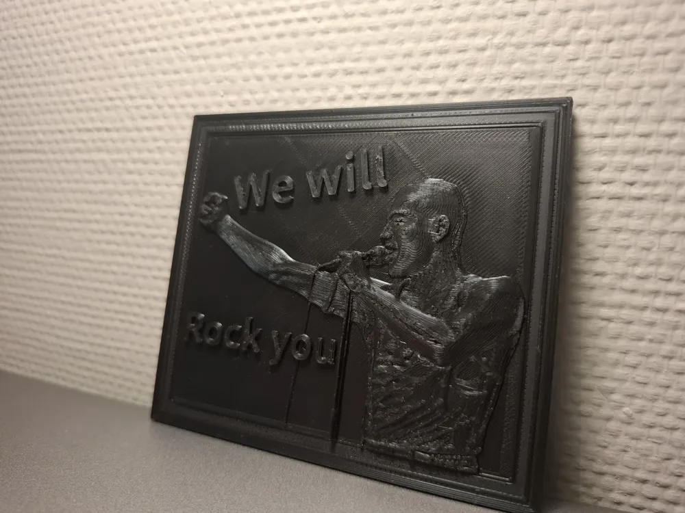 Freddie Mercury - Queen - We will rock you ! - Free 3D Print Model ...