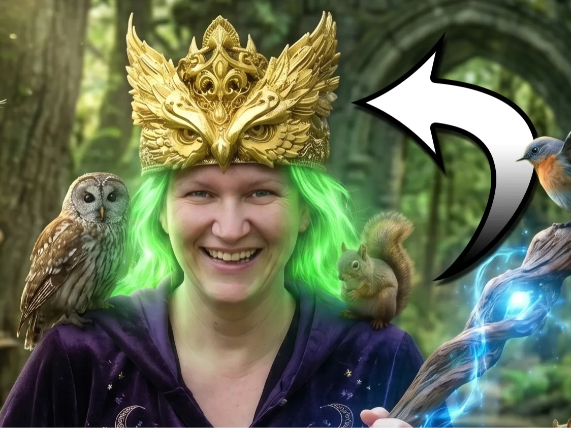 Owl Crown - Wearable Fantasy Headpiece - Free 3D Print Model - MakerWorld