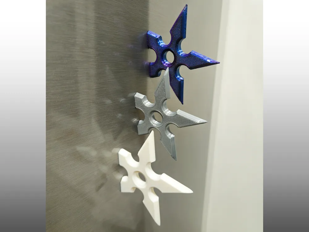 Ninja Star (Shuriken) – Full & Magnetic Versions - Free 3D Print Model ...