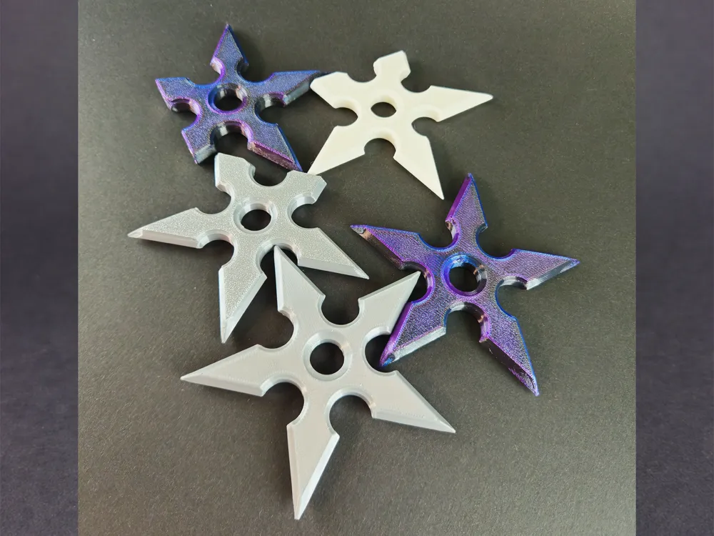 Ninja Star (Shuriken) – Full & Magnetic Versions - Free 3D Print Model ...