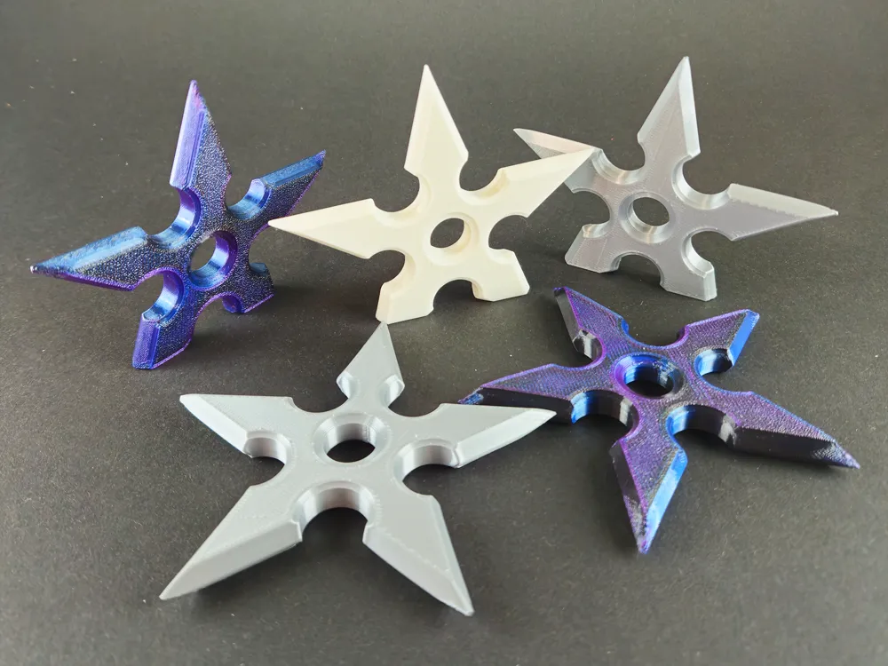 Ninja Star (Shuriken) – Full & Magnetic Versions - Free 3D Print Model ...