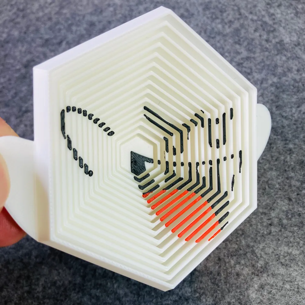 Mario Boo Ghost Hexagon Fidget (~1 hour) by SpacedOut MakerWorld ...