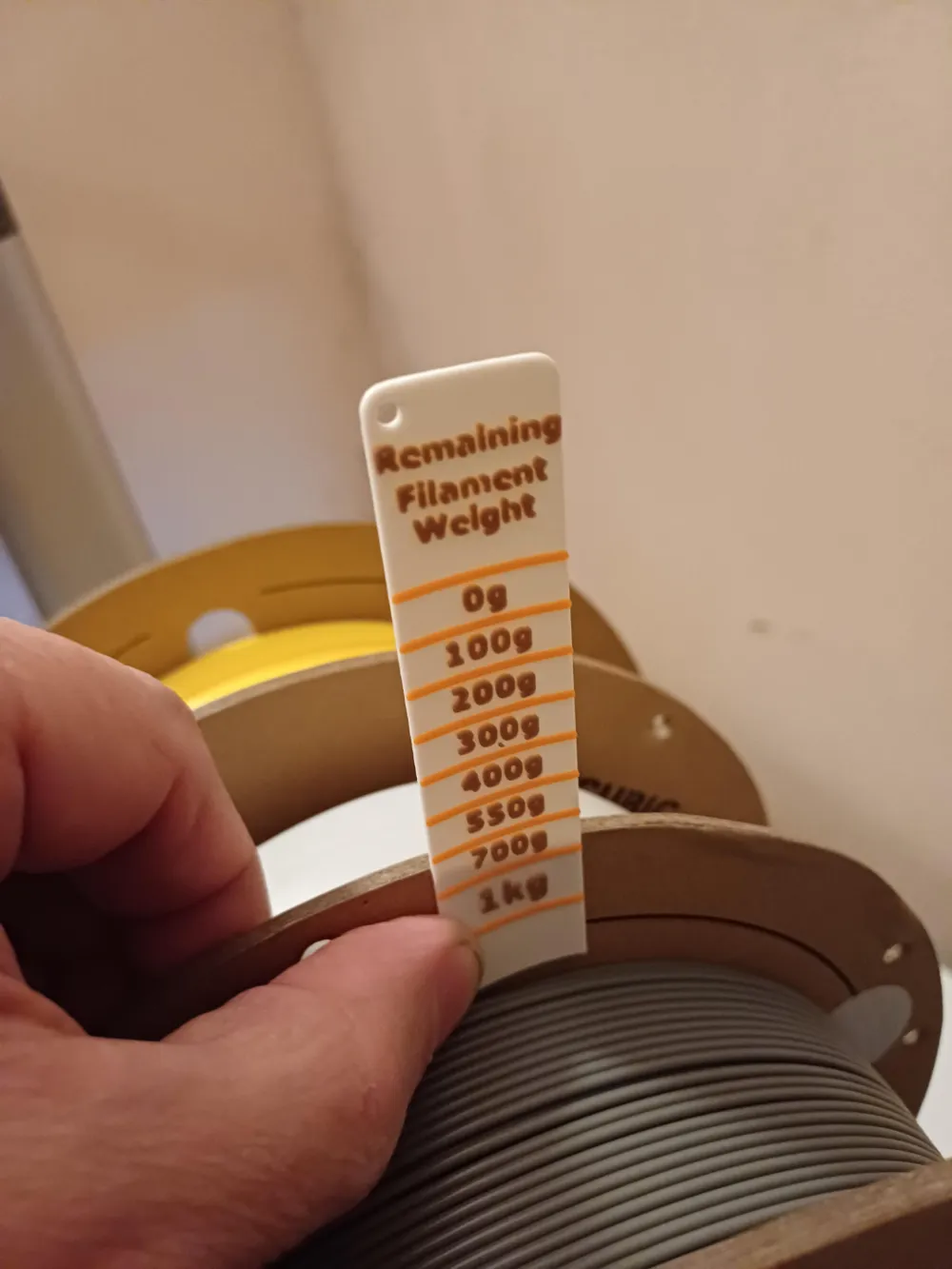 FILAMETER - Remaining Filament Weight 1.75mm Spool by _3DDaViDLab ...