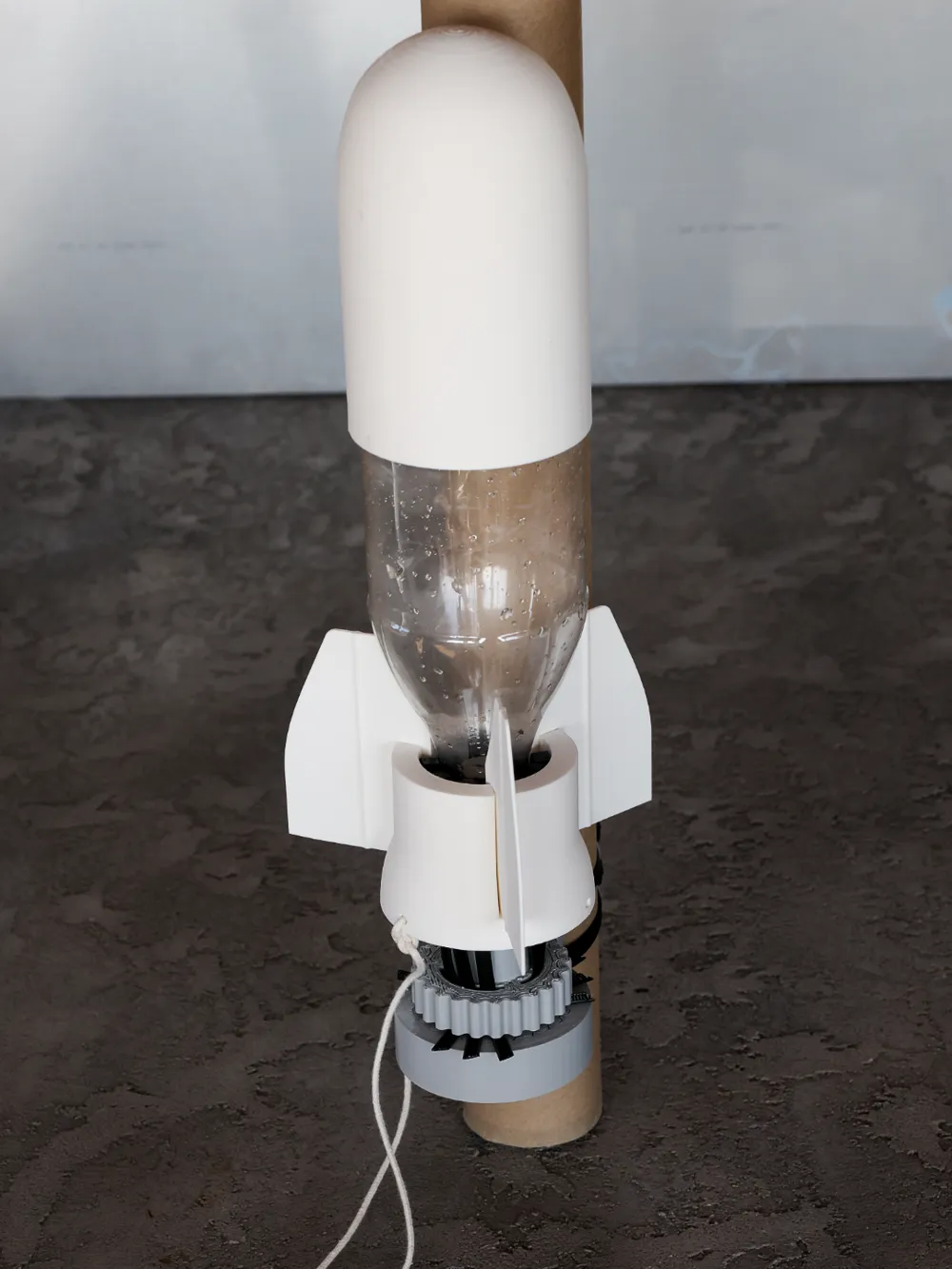 Water powered WORKING ROCKET- easy print - Free 3D Print Model - MakerWorld