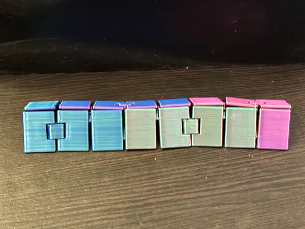 Shape Snake Fidget Fun - Print in Place - Free 3D Print Model - MakerWorld