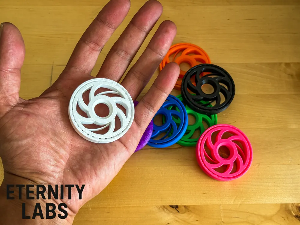 Vortex Ratchet Clicker - Print in Place by Eternity Labs MakerWorld ...