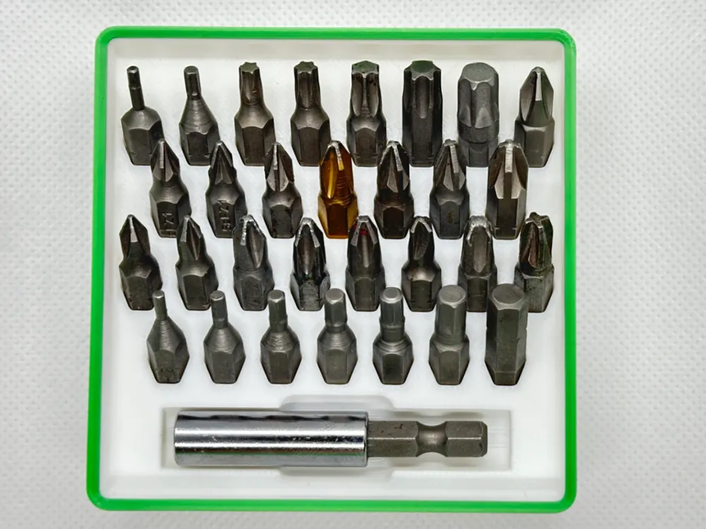 Gridfinity 2x2x3 Hex Bit holder by LorMard - MakerWorld