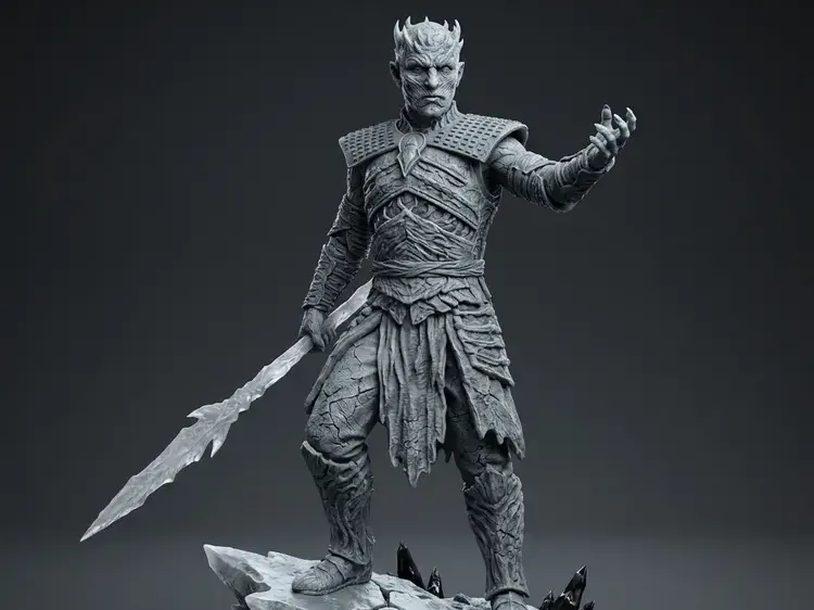 Night King - Leader of the White Walkers - Free 3D Print Model - MakerWorld