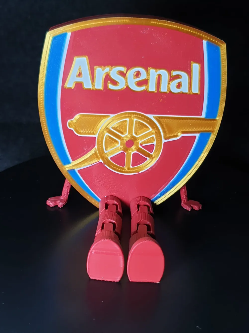 Arsenal FC shield with flexi legs by PipodV 3D MakerWorld: Download ...