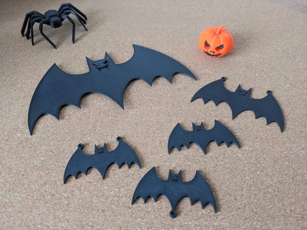 Halloween Bat Decoration - Set of 3x3 by Tycho Design - MakerWorld