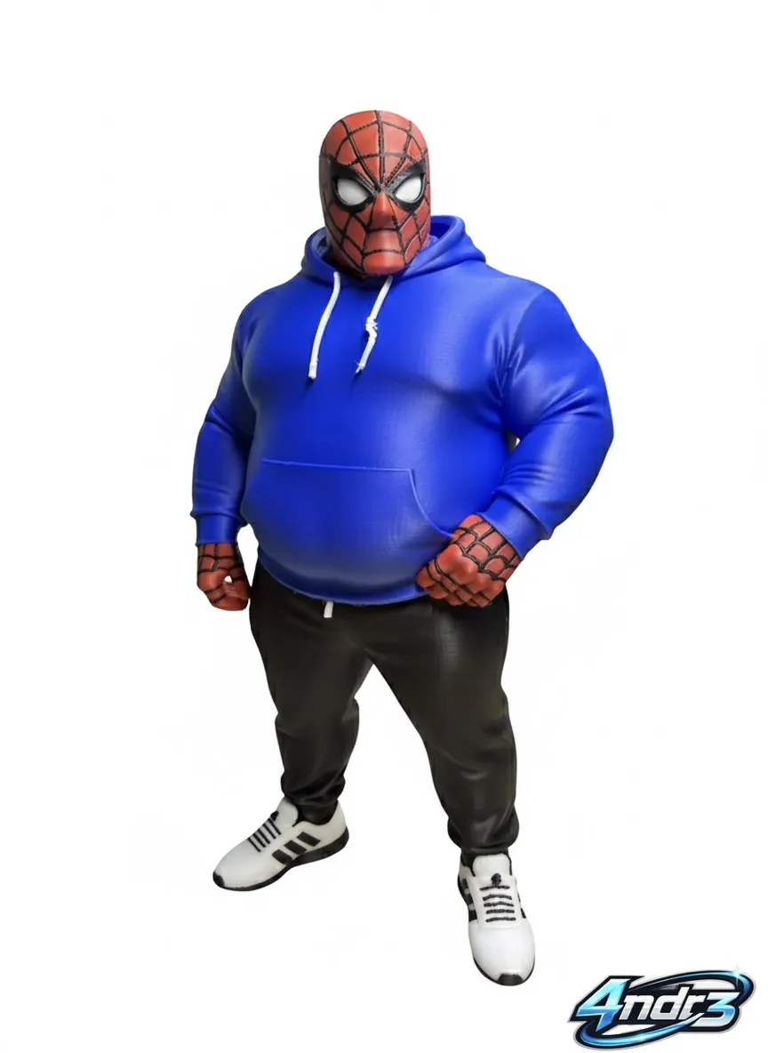 Strong Fat Spiderman - Free 3D Print Model - MakerWorld