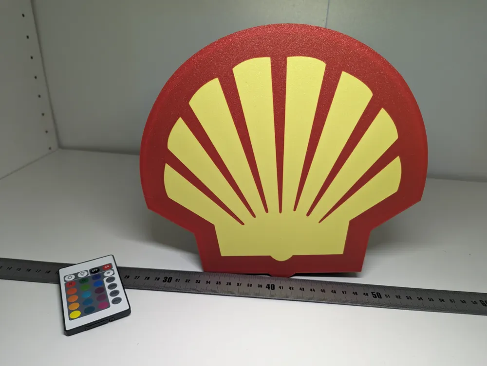 Shell Gas Lightbox by T3rryX - MakerWorld