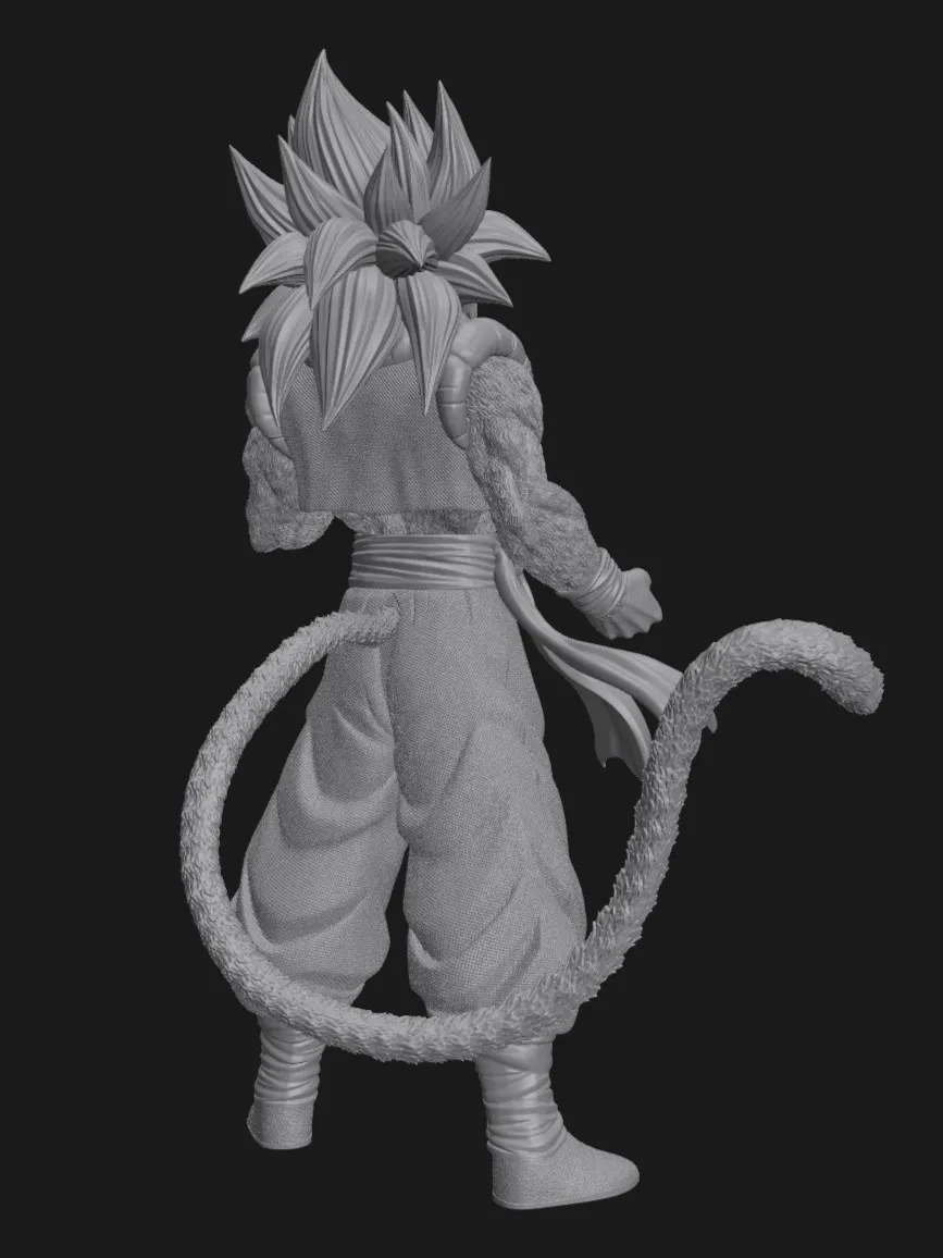 Gogeta Super Saiyajin 4 (SSJ4) Form Dragonball - Free 3D Print Model ...