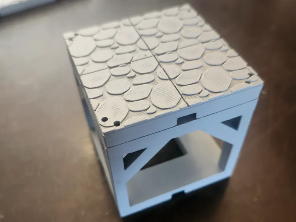 Dungeon Tile V2 Scaffold & Stairs - Free 3D Print Model - MakerWorld