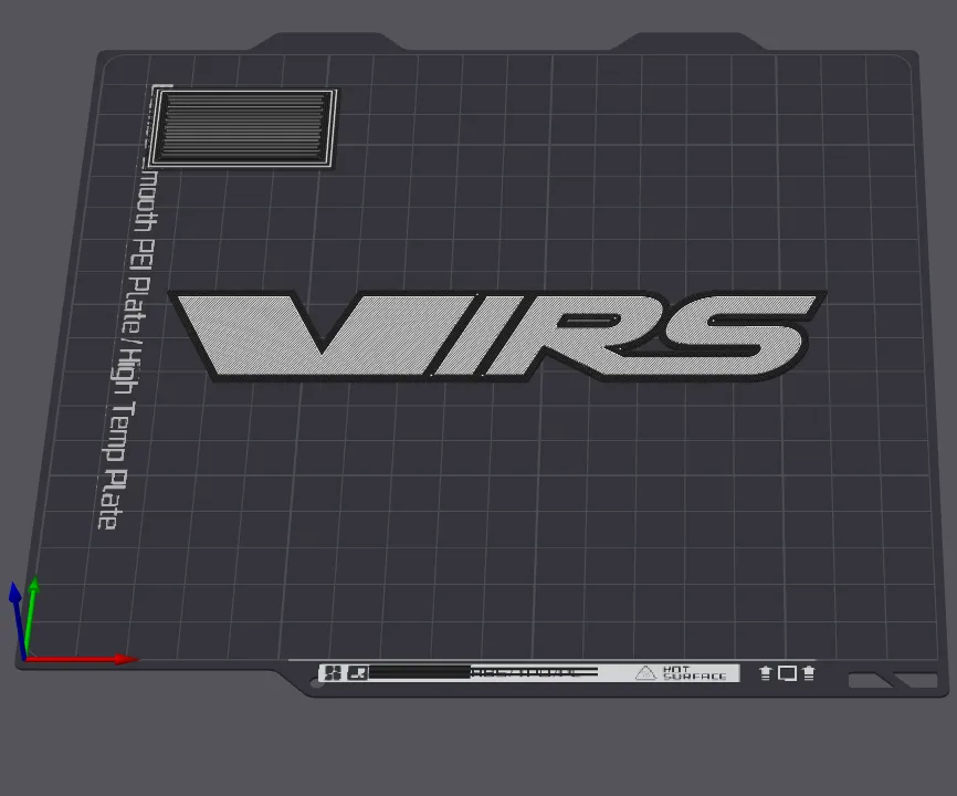 Škoda VRS logo by Toufi - MakerWorld