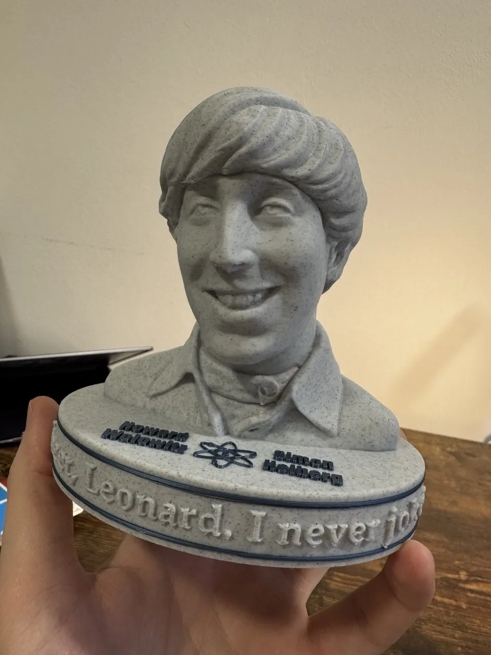 Howard Wolowitz Bust – The Big Bang Theory - Free 3D Print Model ...