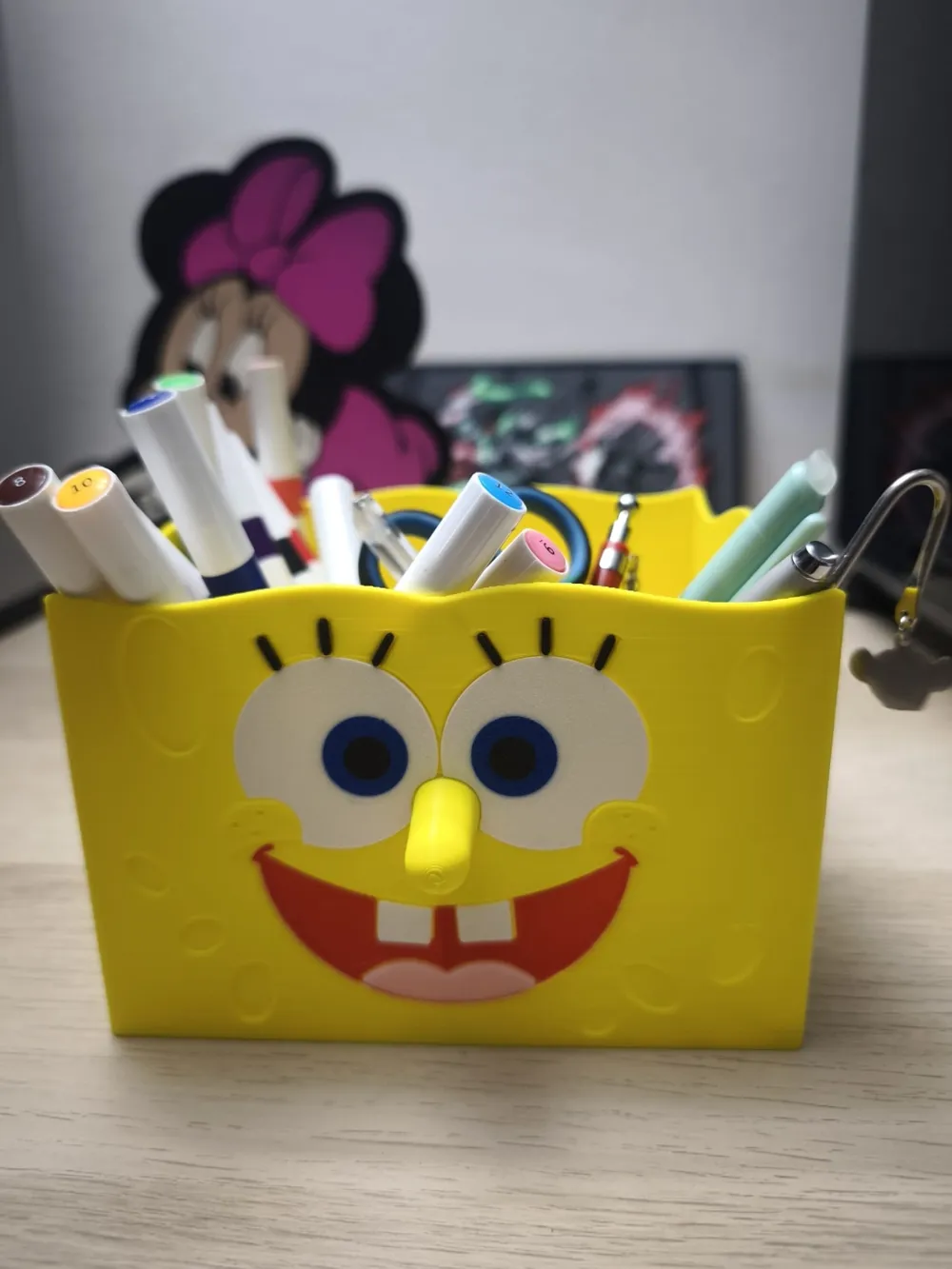 SpongeBob Pencil Holder by 3DMiau MakerWorld: Download Free 3D Models